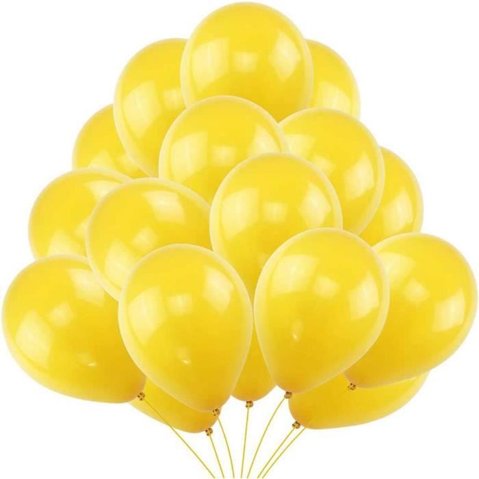 Ballons - YOLISTAR - 10" - Jaune - 100% Latex Naturel - Qualité ...