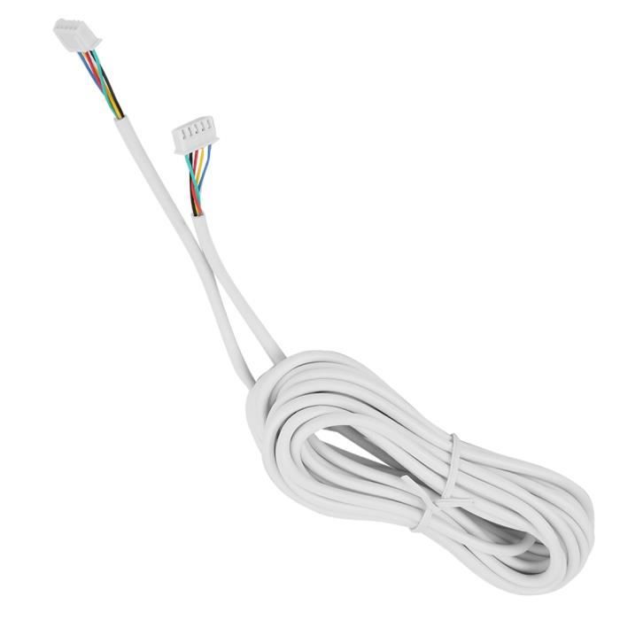 ZJCHAO Câble cuivre 5-Core 15m pour système interphone vidéo ...
