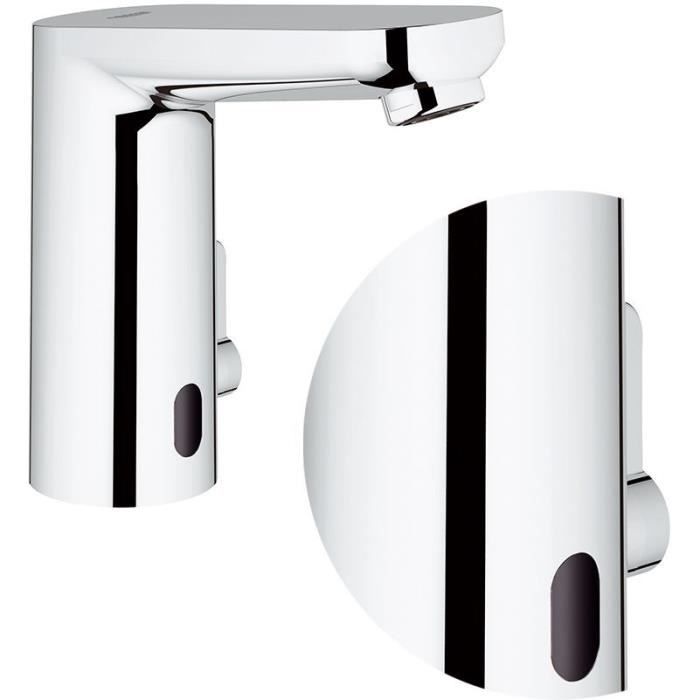 Mitigeur lavabo infrarouge GROHE Get E - limitateur température ...
