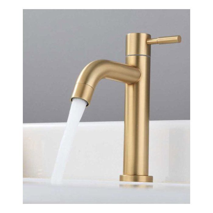 Robinet d'eau froide simple pour lavabo，robinet de salle de bain en ...