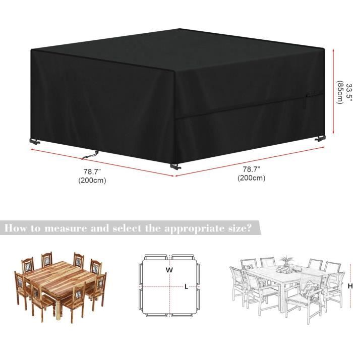 Housse Protection Salon De Jardin Housses Pour Tables De Jardin ...