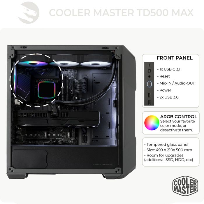 Sedatech PC Gamer Advanced Watercooling ATX Premium • AMD Ryzen 9 7900X • RTX5070 • 32Go DDR5 ...