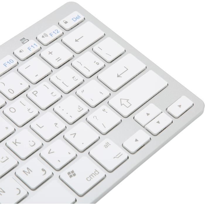 Clavier Sans Fil, Mini Clavier Multilingue Ultra Fin À 78 Touches ...