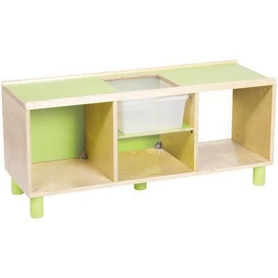 Clorofile - meuble bas d'activite - vert - Cdiscount