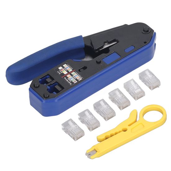 Kit d'outils de sertissage RJ45 pour câble réseau, pince à sertir ...