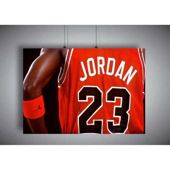 Poster MICHAEL JORDAN NUMERO 23 LEGENDE - A4 (21x29,7cm) - Cdiscount Maison