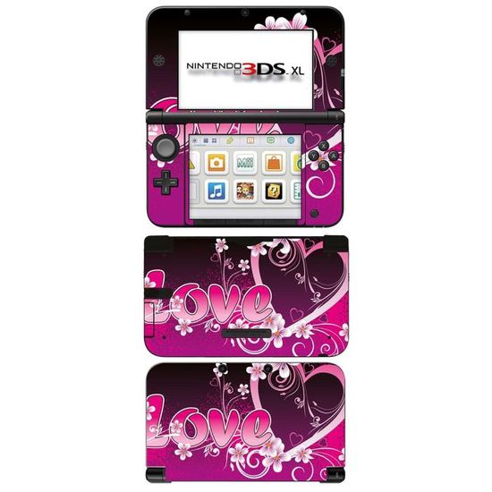 Skin Stickers pour nintendo 3DS XL (Sticker : Love heart) - Cdiscount ...