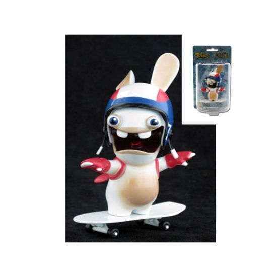 LAPINS CRETINS Figurines à collectionner Skateboard Rabbit - Cdiscount ...