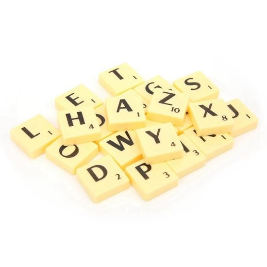 Jeu de lettres - PWSHYMI - Scrabble - Jouet éducatif - Non toxique ...