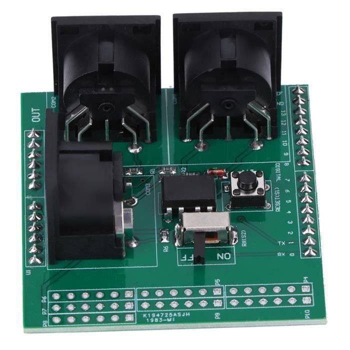 Module MIDI, carte adaptateur MIDI, outil de test de broches de 2,54 mm ...
