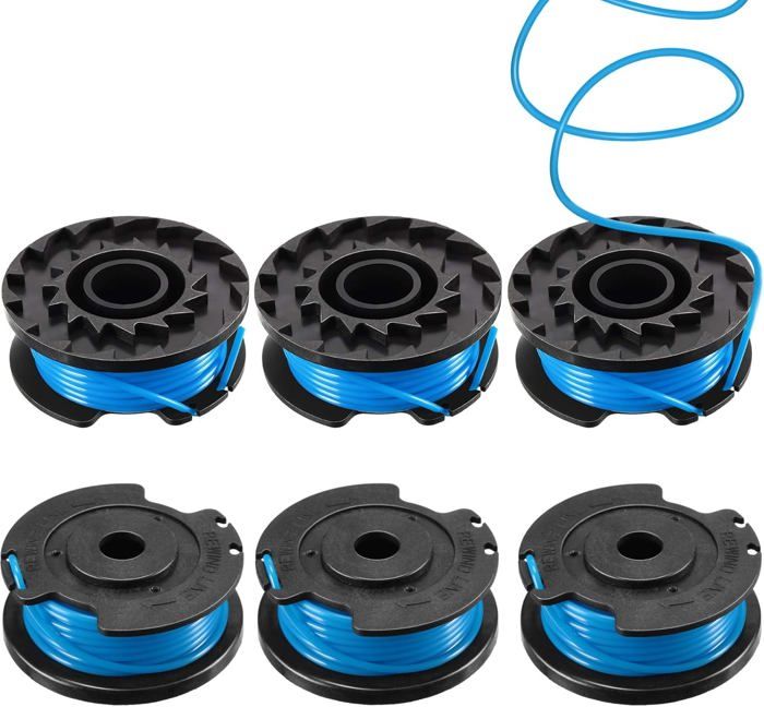 Paquet de 6 197 0065 po Ligne de coupe-bordure de rechange pour ligne de bobine de mangeur ...