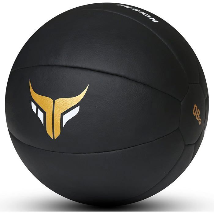 Medicine Ball 8 KG Sans Rebond - Mytra Fusion - Cuir Véritable – Slam ...