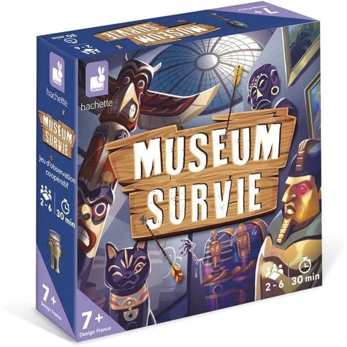 Jeu de plateau - Hachette - Museum Survie - Enfant - Langue française ...