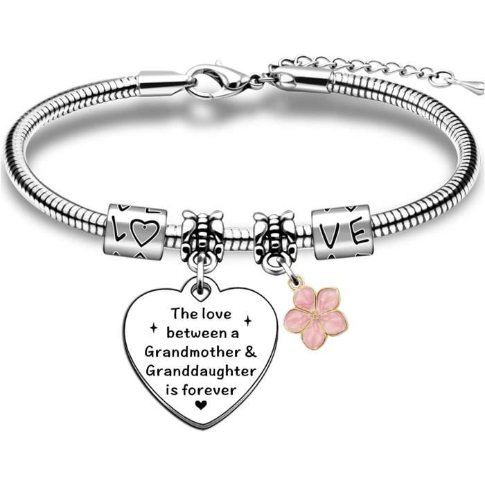 Bracelet cadeau pour petite-fille de la part d'une grand-mère, d'une ...