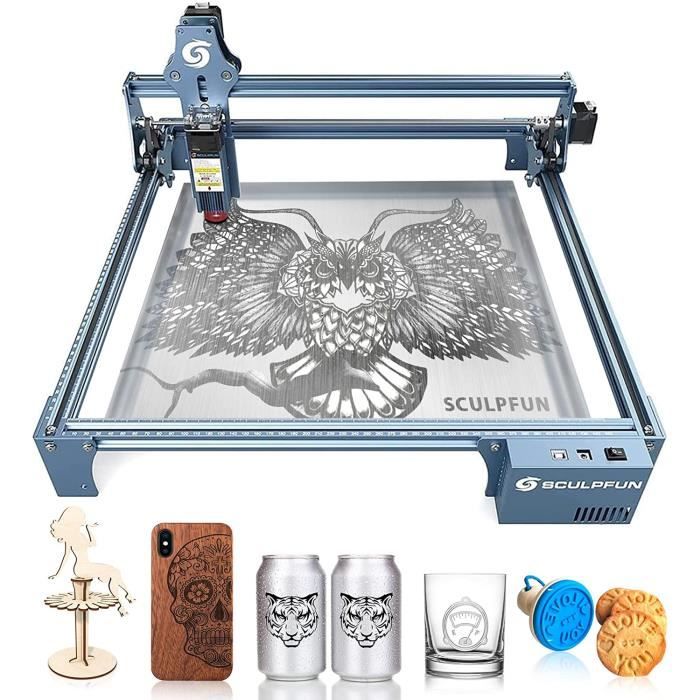 Graveur laser S9, 90W effet laser découpeuse gravure laser, gravure ...