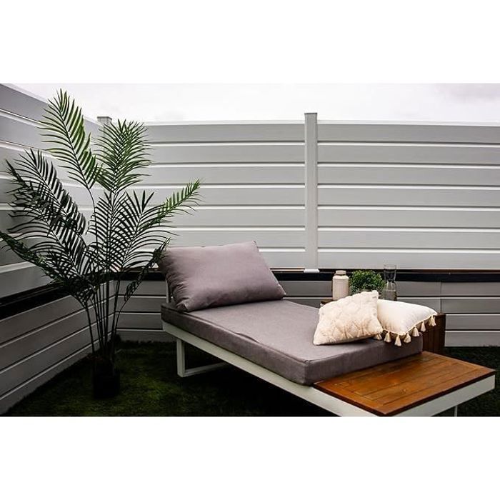 KIT CLOTURE 160 CLOSEA PVC BLANC LG: 12M x HT: 1M44 - Cdiscount Jardin