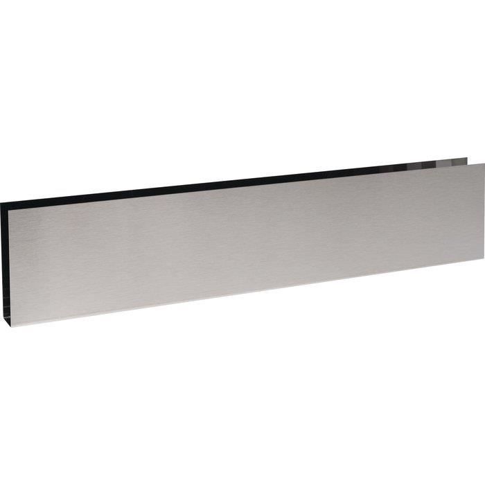 Plinthe de bas de porte - DUVAL - Inox satiné - 150 mm de hauteur - Pré ...