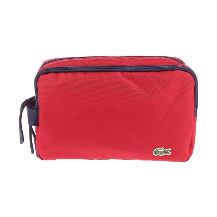 Lacoste - sacs et besaces ROUGE - Cdiscount Bagagerie - Maroquinerie