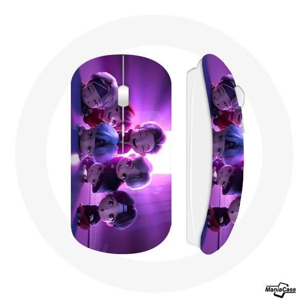 Souris Sans Fil - BTS - TinyTAN - Violet - Multicolore - Clé USB wifi ...