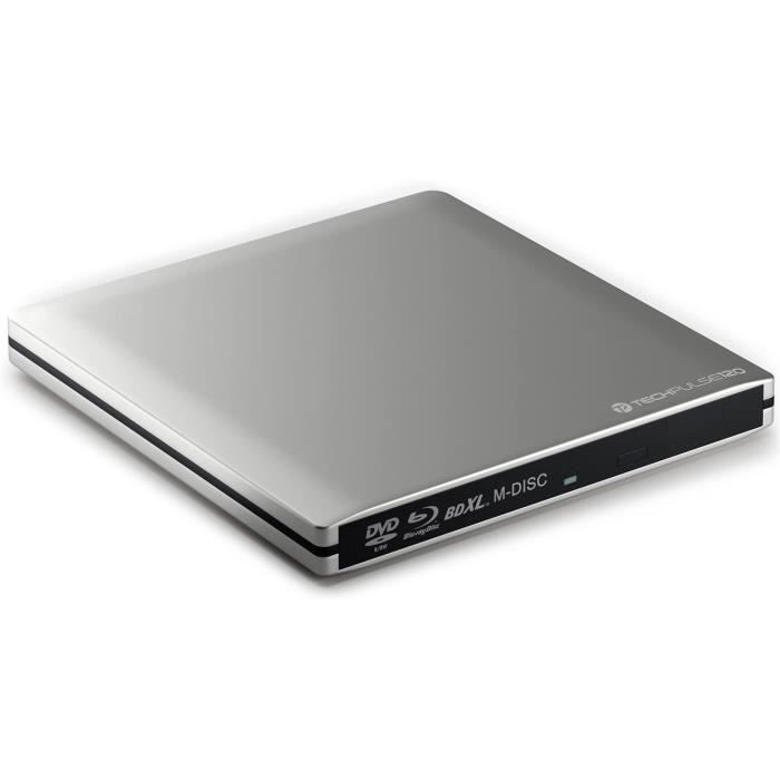 Techpulse Usb 3.0 3D Bdxl Externe Blu-Ray M-Disc Graveur Lecteur En ...