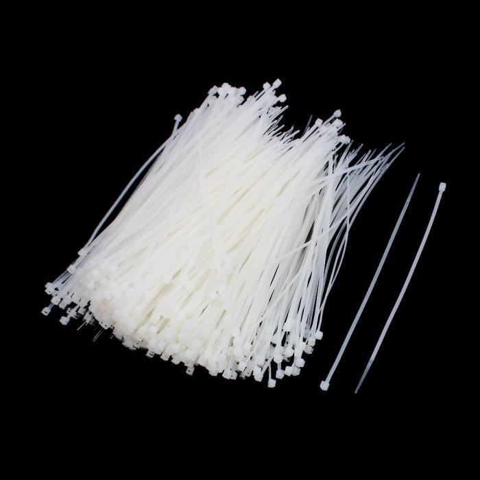 3mm x 150mm Câble réutilisable à blocage automatique liens Zip Beige ...