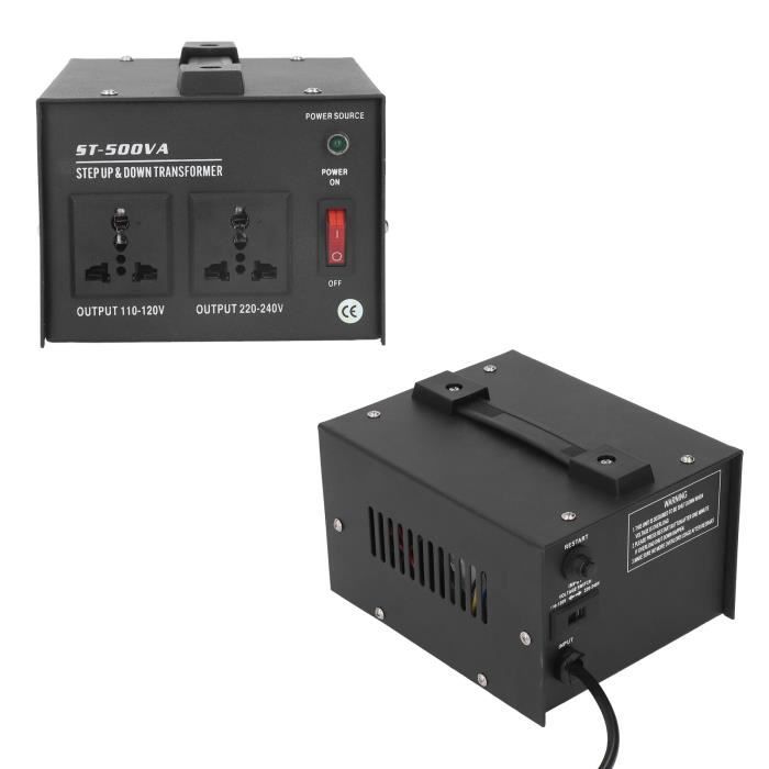 Transformateur abaisseur intensifié SURENHAP - 500W - Convertisseur de ...