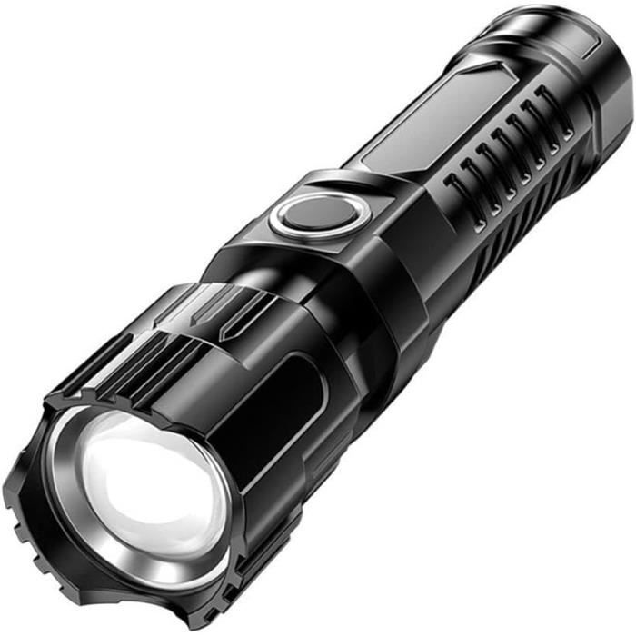 Lampe Torche Led Rechargeable Avec 3 Vitesses Extensible Pour Camping ...