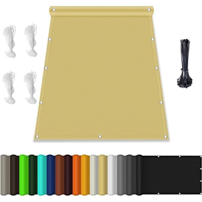 Filet De Protection Solaire, Bordure De Balcon, Avec Œillets, En Tissu ...