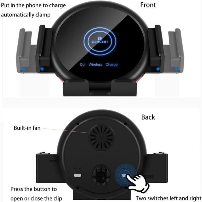 15W Qi Chargeur Induction Voiture, Support Telephone Voiture Induction ... 15W Qi Chargeur Induction Voiture, Support Telephone Voiture Induction ...
