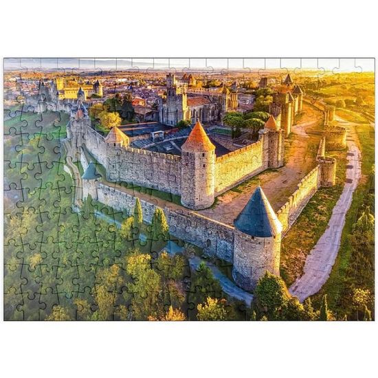 Carcassonne, Une Cité Médiévale Fortifiée, France Premium 200 Pièces ...