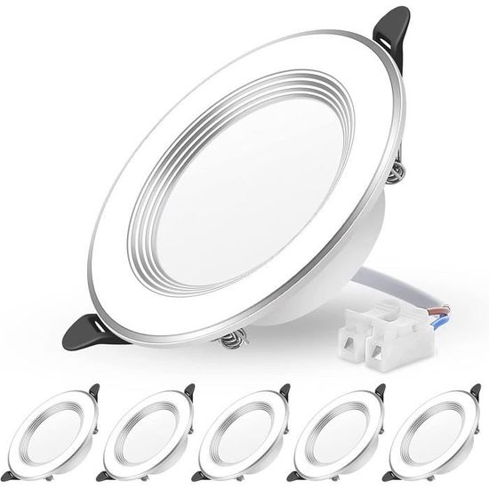 Spot Led Encastrable Extra Plat 7W 700lm Spots Encastré Lampe LED Plafonnier Plafond Interieur ...