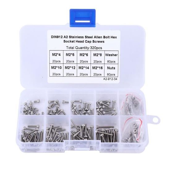 EJ.life Ecrou Vis M2 inox - Cdiscount Bricolage