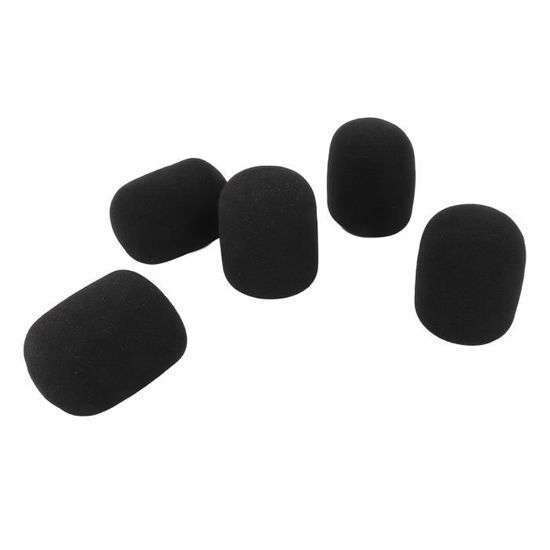 Qiilu Pare-vent pour microphone 5 pièces microphone vent écran micro ...
