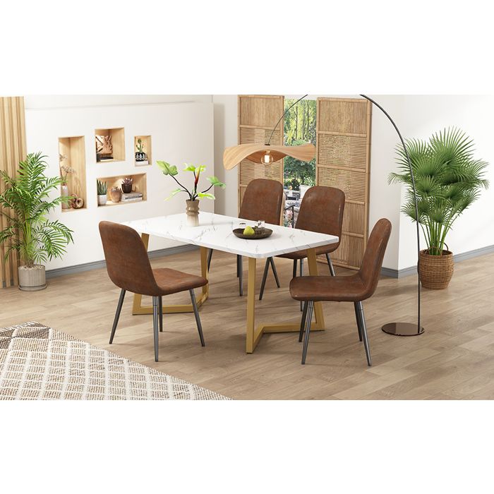 Eco - friendly Material Sustainability Dining Group, (Set de 5), table ...