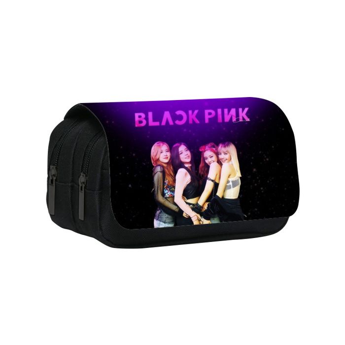 SHLK 1PCS Trousse à crayons BlackPink - Motif étoile coréenne - Grande ...