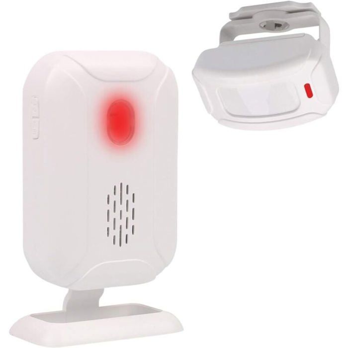 Détecteurs de Mouvement Alarme, Sonnette sans Fil , Kit de Système D ...