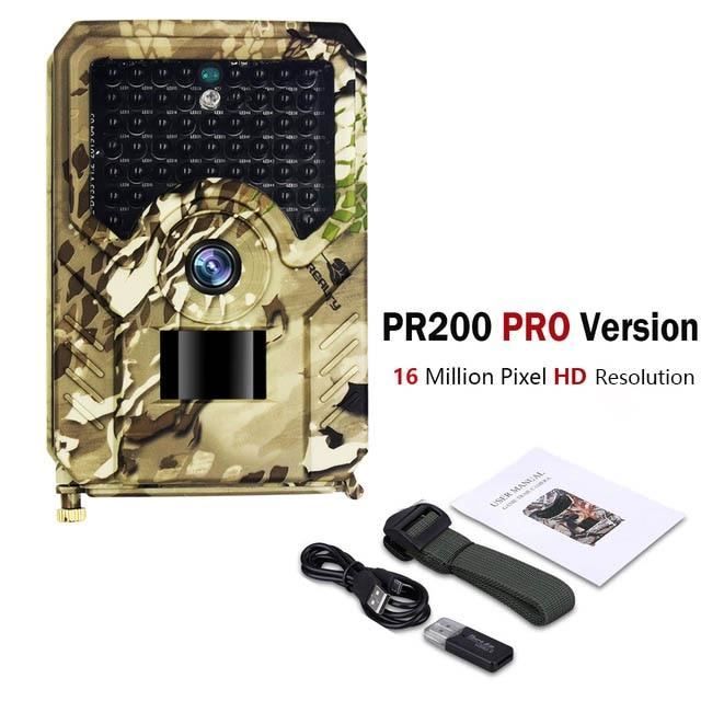 PR200PRO - Caméra de chasse PR200 PRO, 16mp, 49 pièces, 940nm Ir Led ...