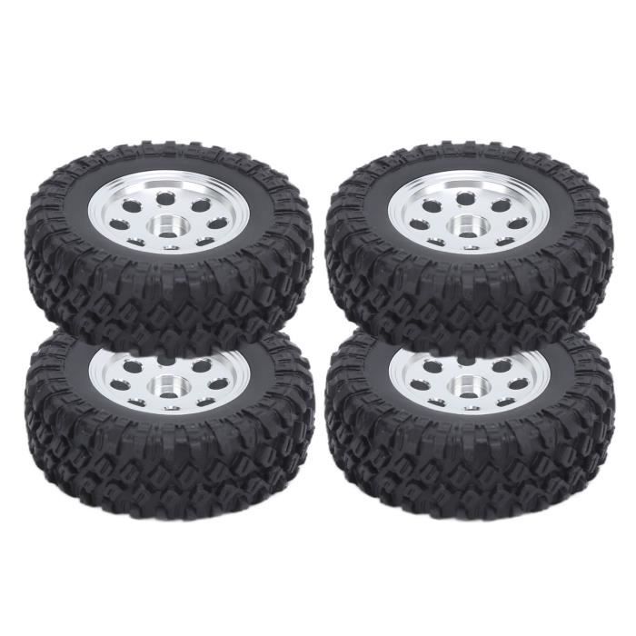 Atyhao RC Wheel Hub Tire, RC Tire Set Easy Replace Aluminum Alloy and ...