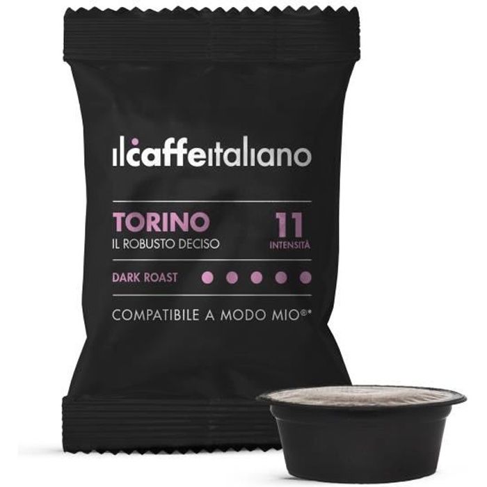 100 Capsules de Café Torino compatibles avec machines Lavazza A Modo ...