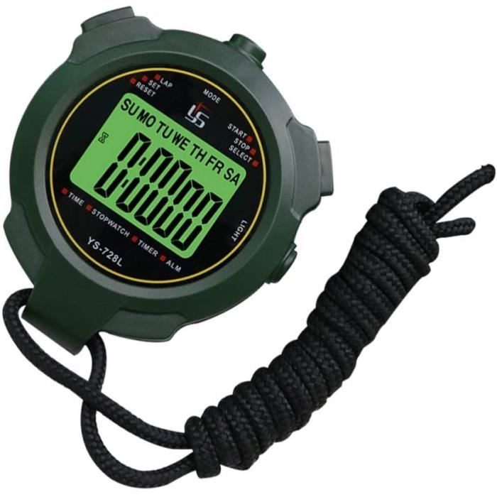 Électronique Numérique Chronomètre Minuterie De Poche LCD Chronographe ...