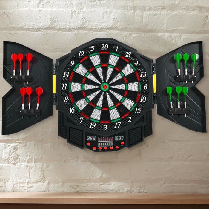 COSTWAY Cible Jeu de Fléchettes Electronique Dartboard avec 27 Mode de ... COSTWAY Cible Jeu de Fléchettes Electronique Dartboard avec 27 Mode de ...
