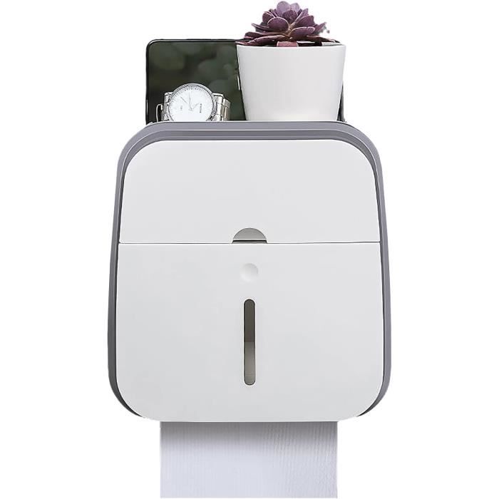 Porte-Rouleau De Papier Toilette Adhésif Avec Tiroir, Porte-Papier ...