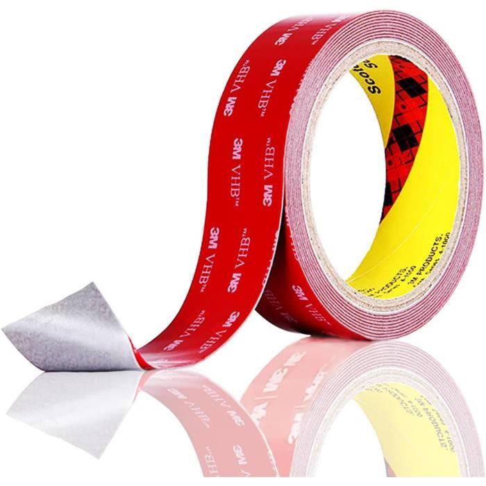 Ruban Adhésif Double Face, Ruban De Montage Vhb 3M, 9,8 Pieds 0,78 ...
