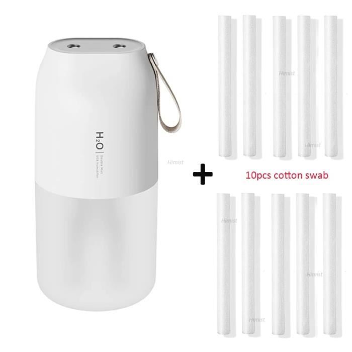 Mini humidificateur d'air électrique sans fil,Rechargeable par USB,avec ...