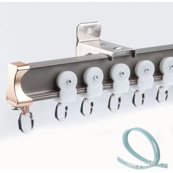 Rail De Rideau De Montage Mural, Incurvé Tringle À Rideau, Rail À ...