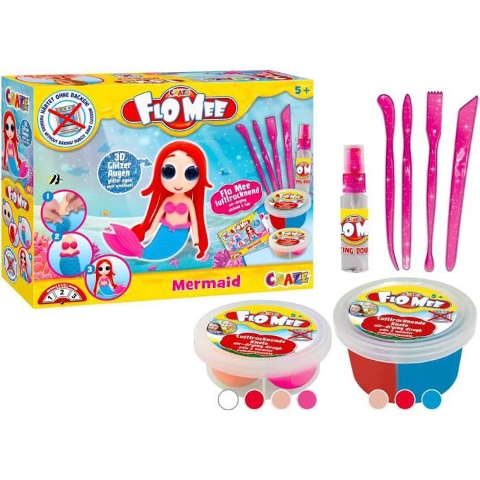 FLO MEE Mermaid FloMee 19771 Kit de pâte à Modeler Moelleuse à Base d ...