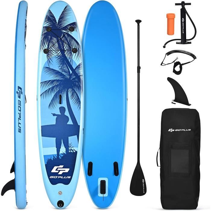 Planche de Stand Up Paddle Board Gonflable Adulte 305x76x15CM, Sup ...