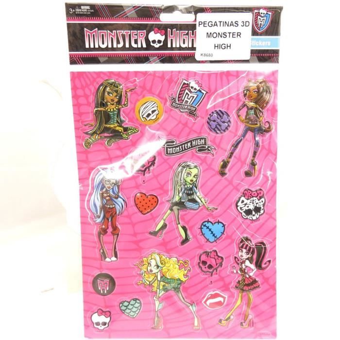 Stickers monster high - Achat / Vente pas cher