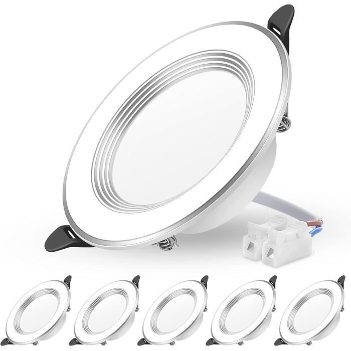 Spot Led Encastrable Extra Plat 7W 700lm Spots Encastré Lampe LED Plafonnier Plafond Interieur ...