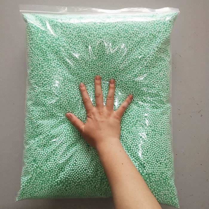 4-6mm Vert 250g - Perles de mousse visqueuse sans saignement, fournitures de boules de boue ...